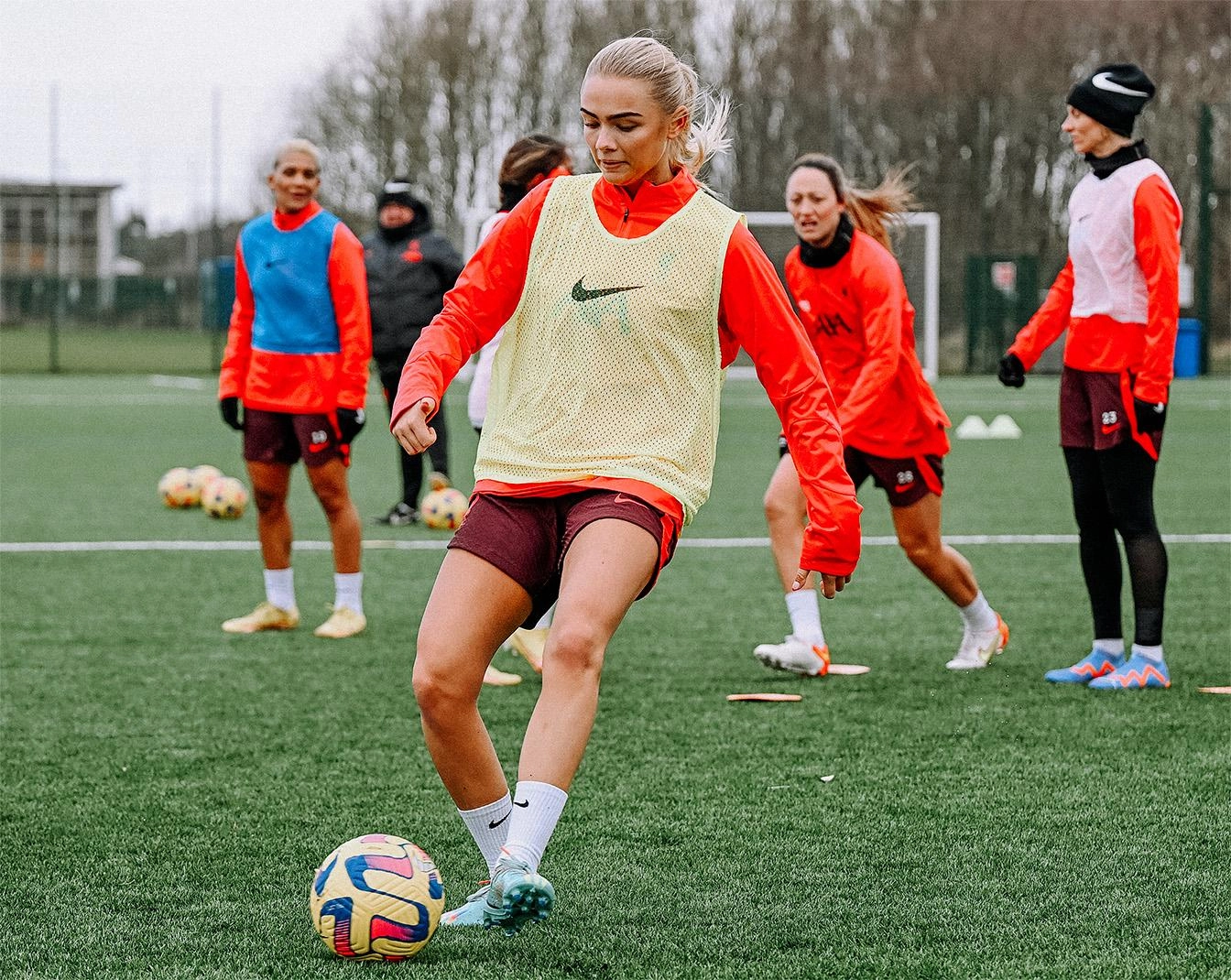 Photos: Sofie Lundgaard trains with LFC Women ahead of United trip - Liverpool FC